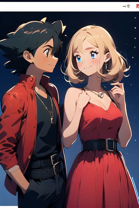 Ash X Serena Pokemon By Amourshippingworld On Deviantart