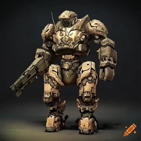 Military Mech Suit Inspired By Darksiders Style On Craiyon