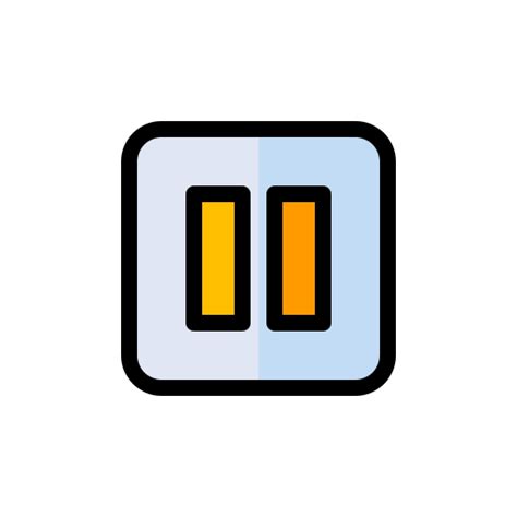 Pause Button Generic Color Lineal Color Icon