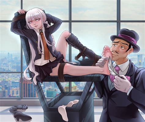 Kyoko Kirigiri Tickled By Don Turtelli By Irishaarenir On Deviantart