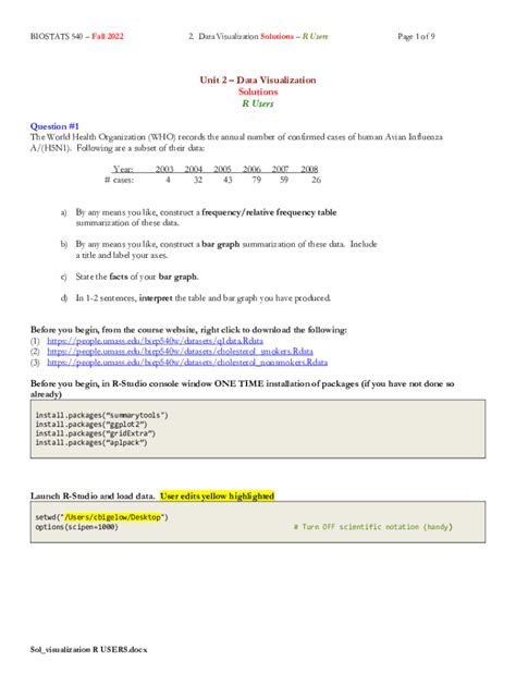 Fillable Online People Umass R For Data Science Exercise Solutions