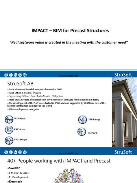 Strusoft Impact Production Suit Pdf Pdf Building Information Modeling Computer Aided Design