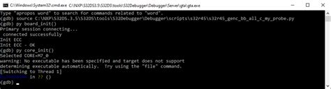 Howto Command Line Gdb Debugging With S32 Debug Probe For S32r45 Nxp