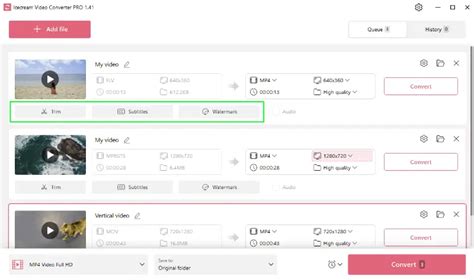 how to convert multiple media files to video and audio icecream apps