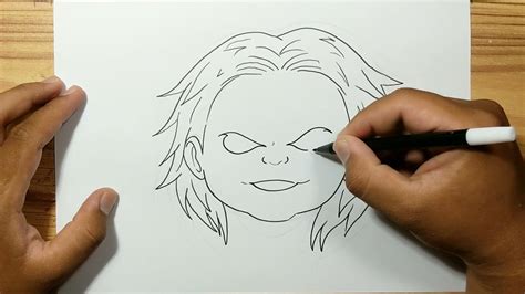 Chucky Drawings Step By Step