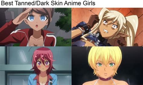 Some Tan Girls In Anime Are The Best Rtrashtaste