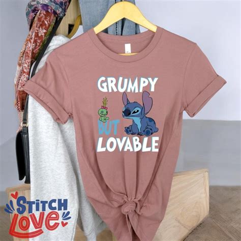 Stitch Grumpy But Lovable Shirt Stitch Shirt Lilo And Stitch Shirt Stitch Lovers