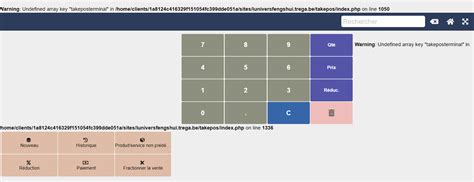 Undefined Array Key Takeposterminal Autres Modules Natifs Forum