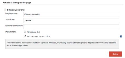 Jenkins Show Multi Configuration Project Details In List View Stack