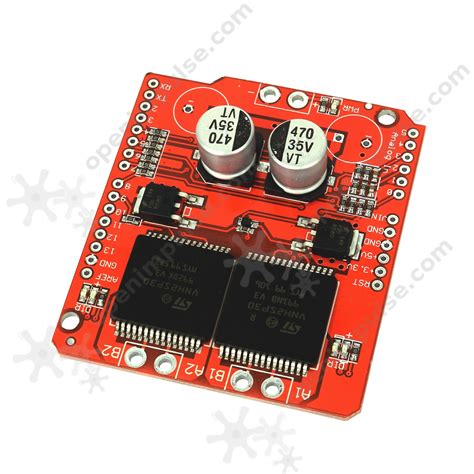 vnh2sp30 dual motor driver shield open impulseopen impulse