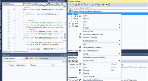 C VSIX Package Installation With Registering Custom Library Stack Overflow