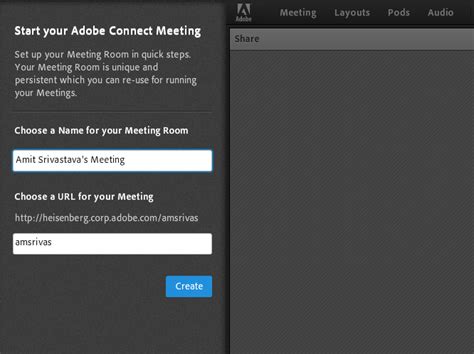 Start Attend And Manage Adobe Connect Meetings