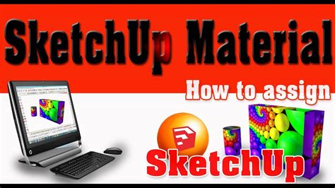 How To Add Material On Any Object In SketchUp YouTube