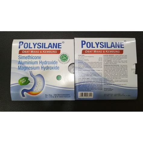 Polysilane Obat Untuk Maag Tablet Shopee Indonesia