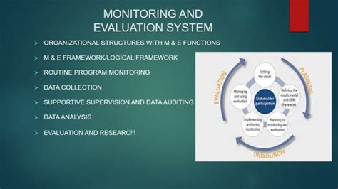 develop a result based monitoring and evaluation framework by