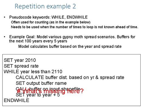 Controlling Flow Pseudocode Workflow Visualization Modelbuilder 3 Main