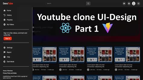 Build A Youtube Clone App From Scratch Mern Project Ui Design