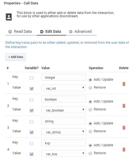 documentation des help calldata current genesys documentation