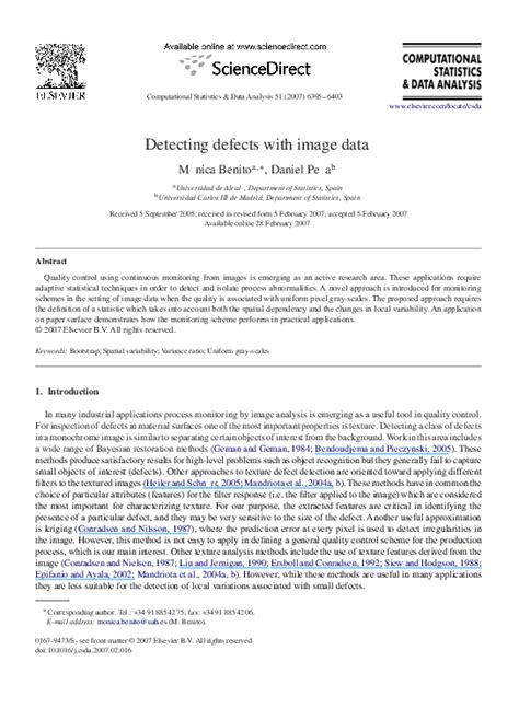 pdf detecting defects with image data