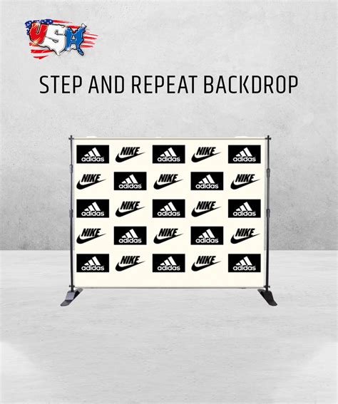 Step And Repeat Backdrop USA Printing Signs