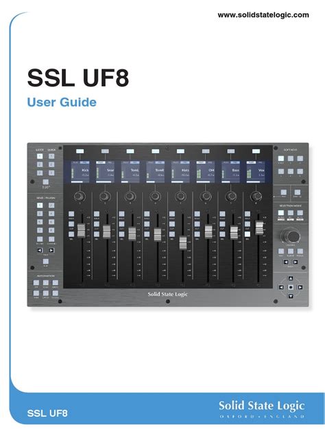 ssl uf8 user guide pdf