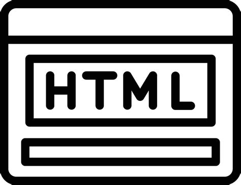 html vector icon design illustration 33220462 vector art at vecteezy