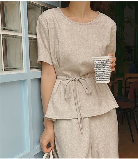 8천장 돌파 레트닌 스트랩 블라우스 밴딩 투피스 세트 하객룩 오피스룩 휴양지룩 바캉스룩 셋업 블라우스 반팔 반팔블라우스 팬츠 린넨 밴딩팬츠 투피스 셋업 격식룩