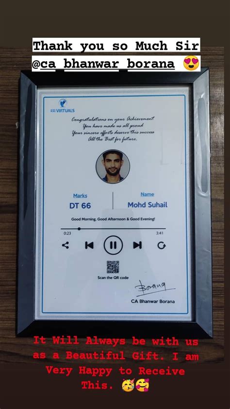 Ca Mohd Suhail On Linkedin Caarticleship Ca Motivation Thankyou Success Directtax