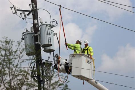 Electrical Crews Working On Power Lines Editorial Stock Photo Stock Image Shutterstock Editorial