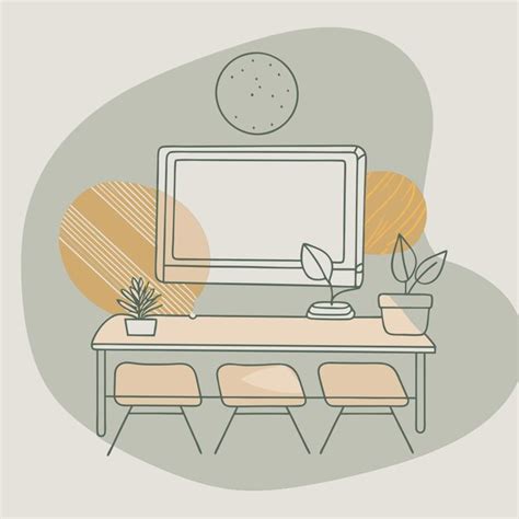 Classroom Logo Vector Illustration Line Circuit Premium Ai Generated Vector