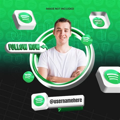 Spotify Social Psd High Quality Free Psd Templates For Download Freepik