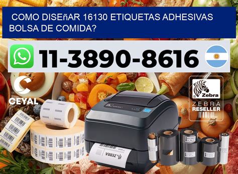 Como Diseñar 16130 Etiquetas Adhesivas Bolsa De Comida Etiquetas