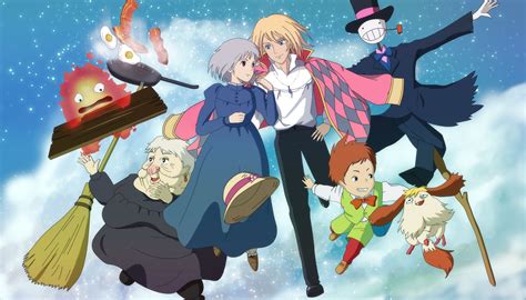 Howl Whole Cast  Howls Moving Castle Howls Moving Castle Anime