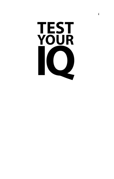 IQ Chart for Easy Understanding - Improve Your Intelligence
