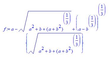 Maple Get All Cubic Roots From An Expression Stack Overflow