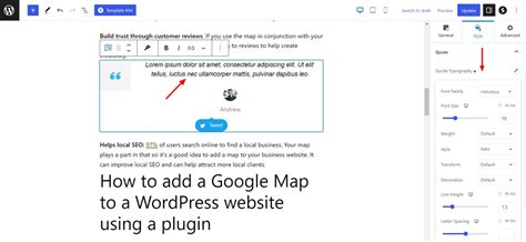 how to use the wordpress quote block to add quotations