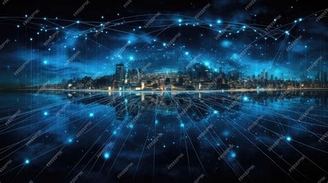 数字数据流说明系统商业人工智能网络互联网数字数据流生成 premium ai generated image