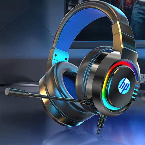 Hp Computer Headset Desktop Gaming Headset With Microphone Usb Cable With Microphone Computer