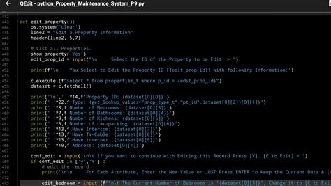 Python Project Properties Maintenance System P Ali S Photography Space