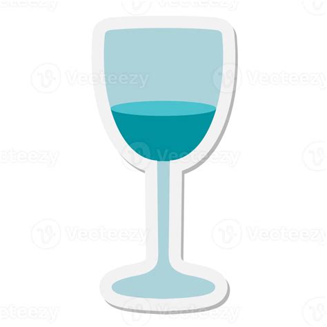 Wine Glass Sticker 45068829 Png