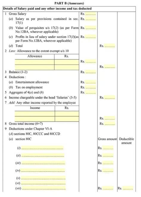 Form 16 Download Form 16 Tds Certificate For Salaried Employees
