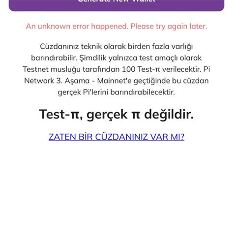 Pi Network Something Went Wrong While Requesting Test π From Faucet