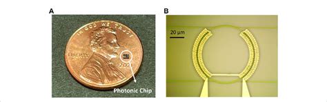 A The Size Comparison Between Our Photonic Integrated Micro Ring
