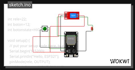 RELE Copy Copy Copy Wokwi ESP32 STM32 Arduino Simulator