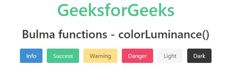 Bulma Functions Geeksforgeeks