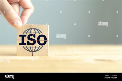 Iso Standards Quality Control Certification Concept Quality Warranty