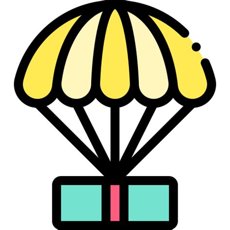 Airdrop - Free shipping and delivery icons