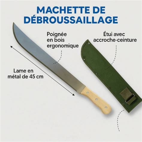 Machette De Jardinage Avec étui De Protection Terre Jardin Gamm Vert