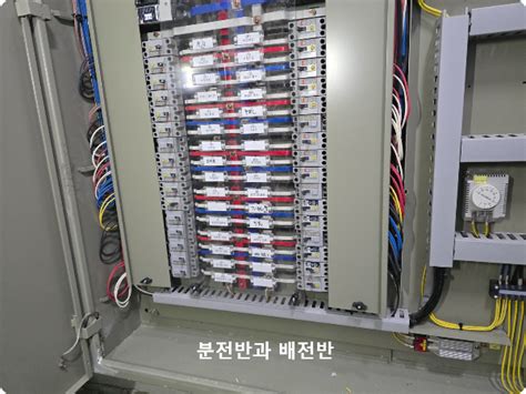 아파트 전기 설비 중 전기 분전반과 배전반의 차이점