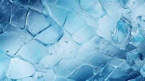 Premium Ai Image Ice Cubes Background Blue Ice Cubes Texture Ice